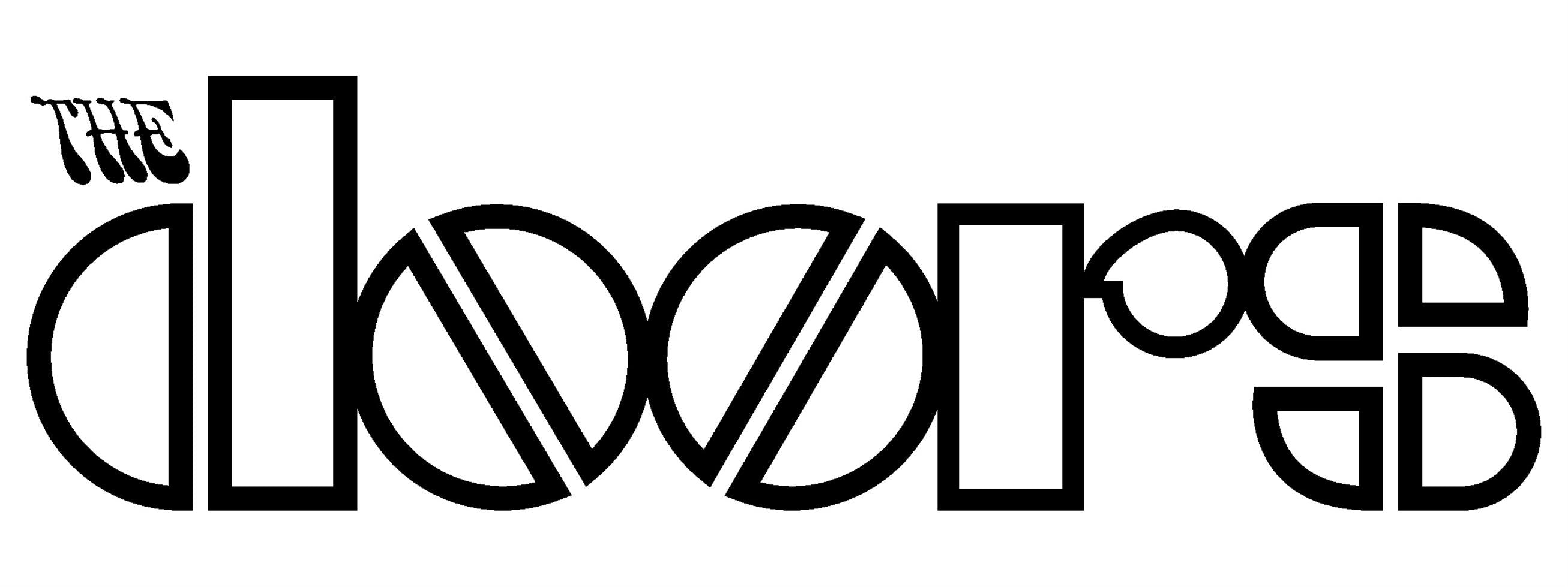 The Doors Symbol Officially Licensed The Doors Logo Iron On Patch