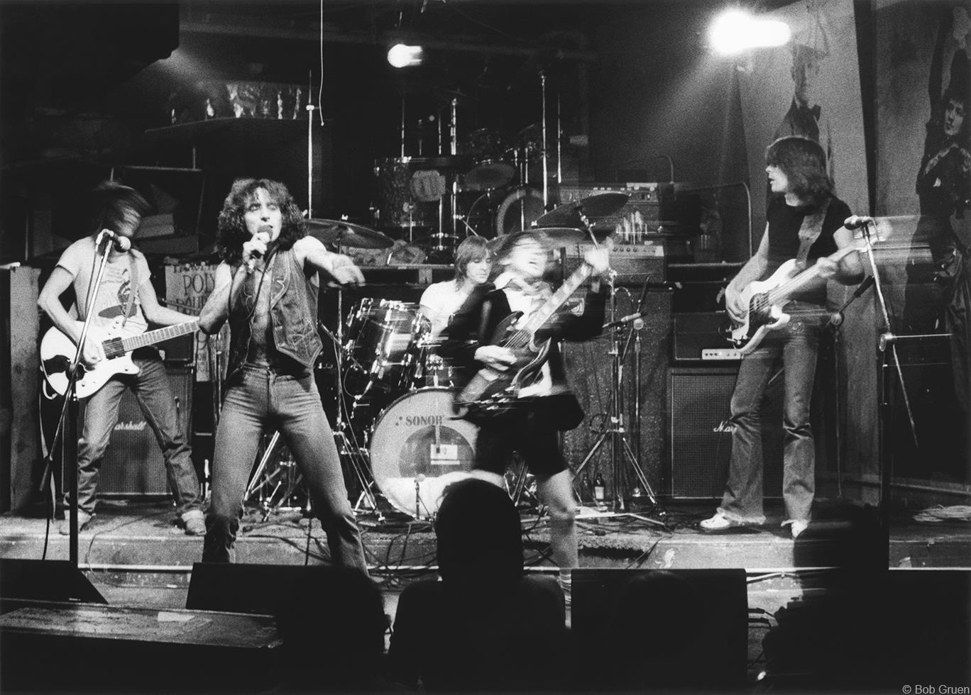 AC/DC, CBGB, NYC, 1977