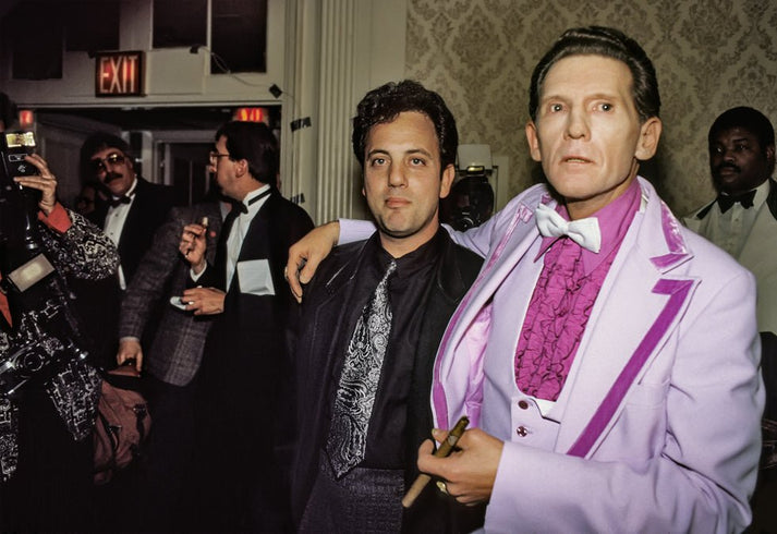Billy Joel and Jerry Lee Lewis, NYC, 1986