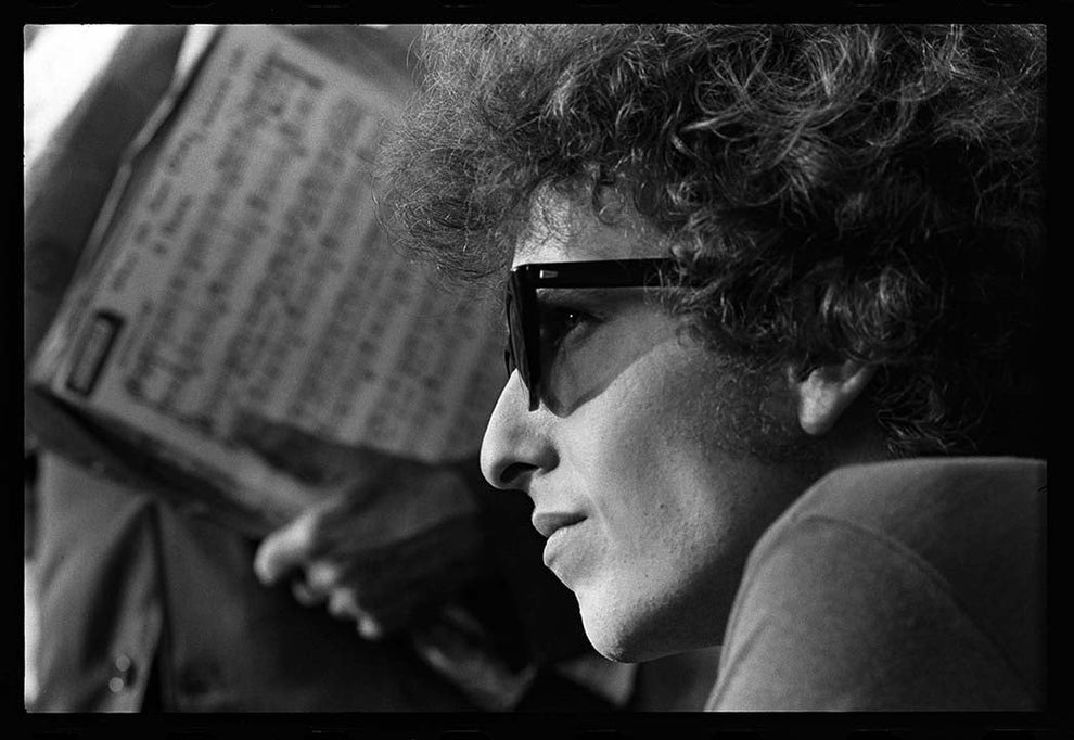 Bob Dylan, Profile, Forest Hills Stadium, NYC, 1965
