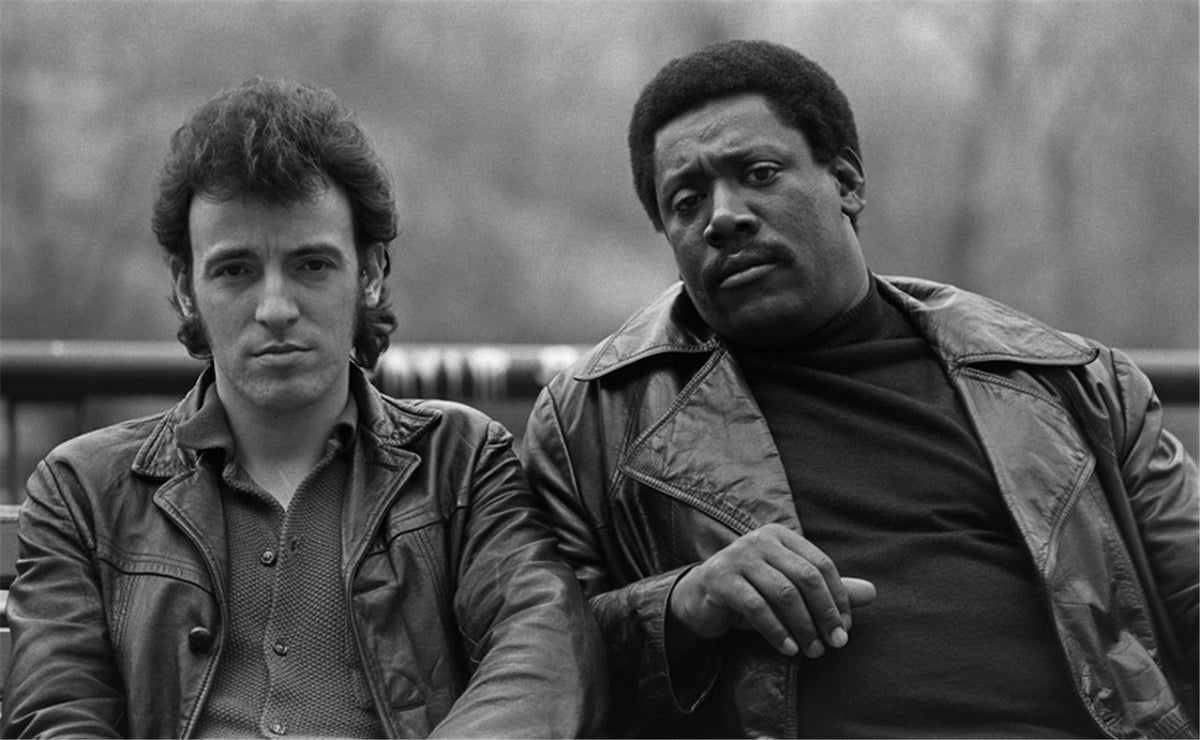 Bruce Springsteen and Clarence Clemons, Central Park South, NYC, 1980