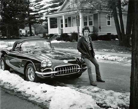 Bruce Springsteen 1978 Photo – Iconic Corvette Winter Print | Morrison ...