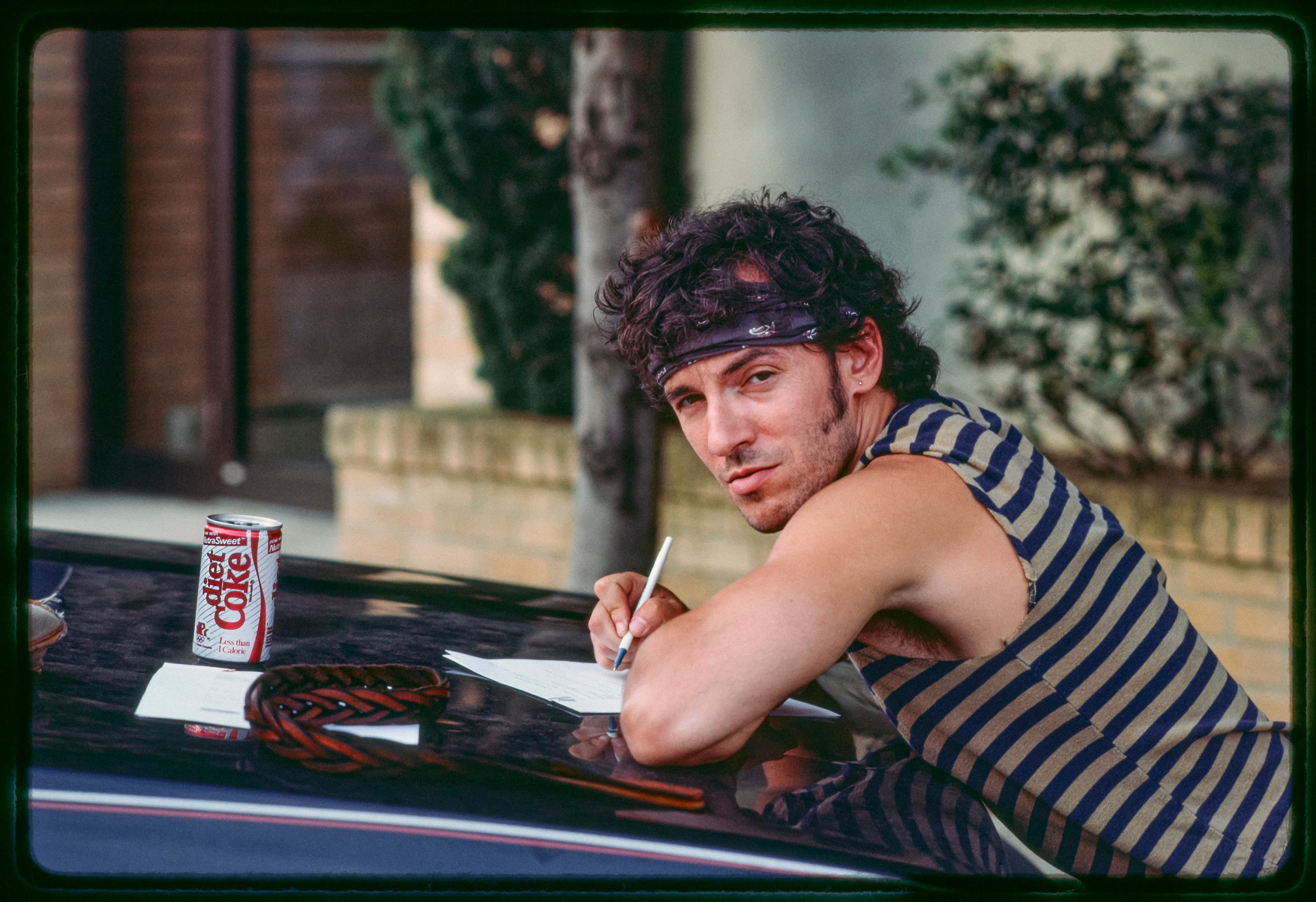 Bruce Springsteen, Writing on Car, 1984