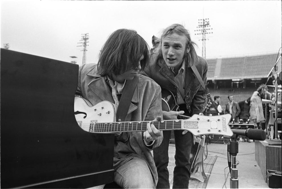 CSNY, Neil Young & Stephen Stills, Balboa Stadium, 1969
