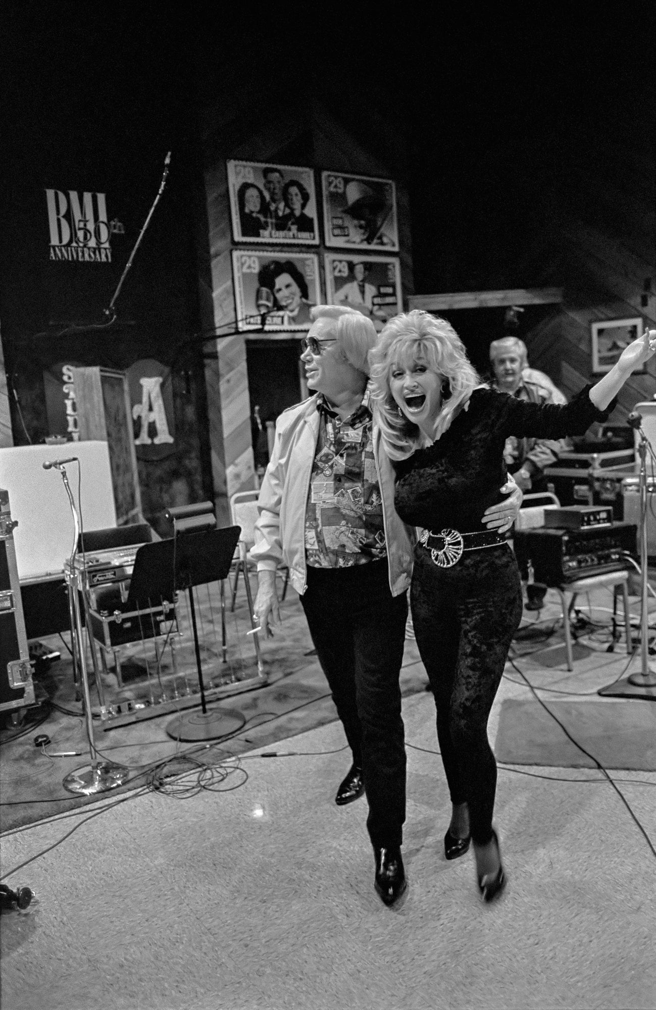 Dolly Parton & George Jones at Bradleys Barn, Mount Juliet, Tennessee,