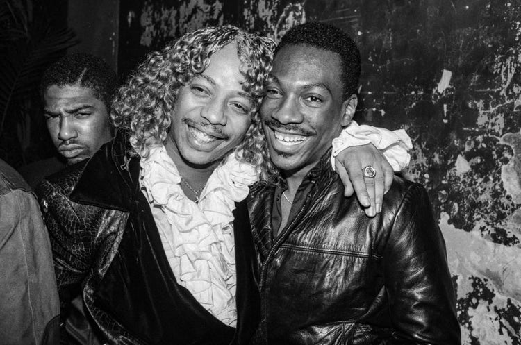 Eddie Murphy and Rick James, NYC, 1985