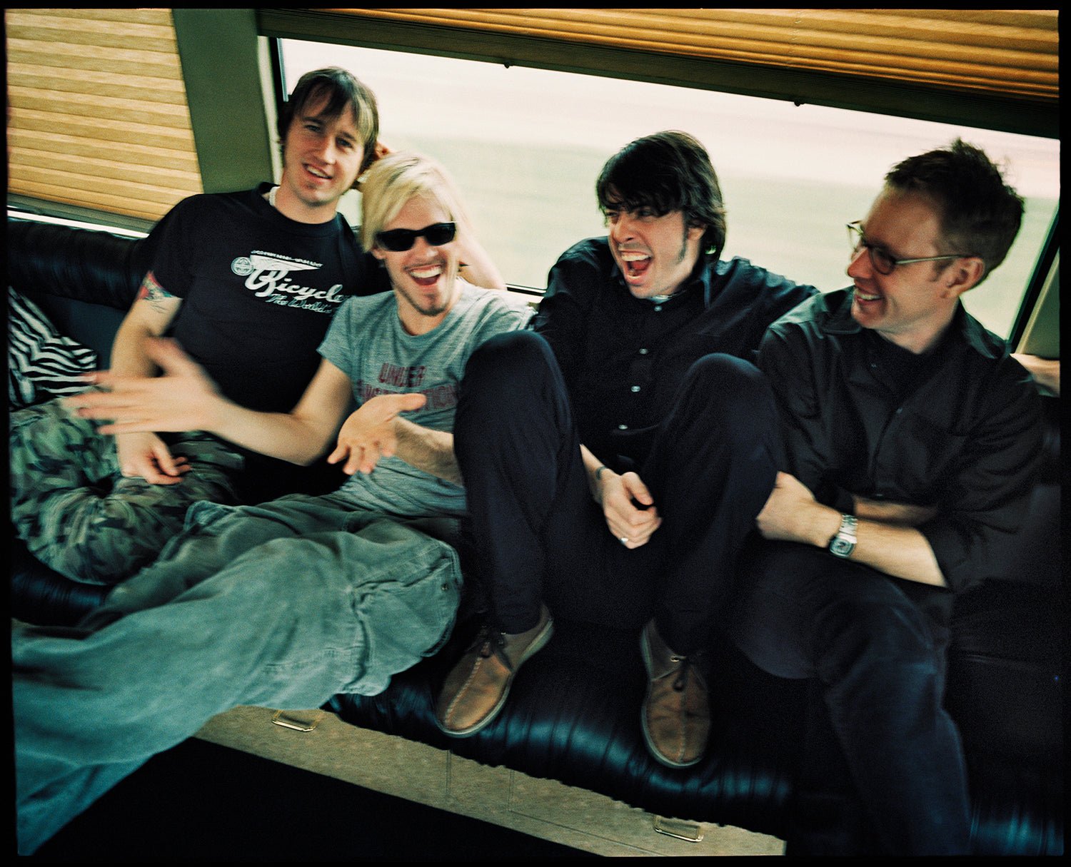 Foo Fighters, Tour Bus - Indianapolis, IN, 2000