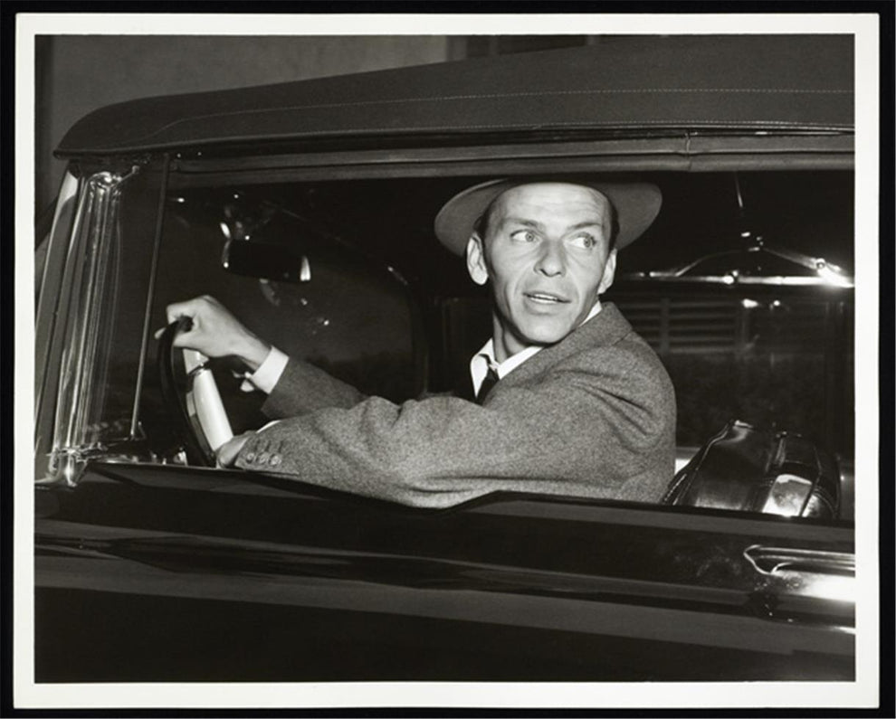 Frank Sinatra in Car