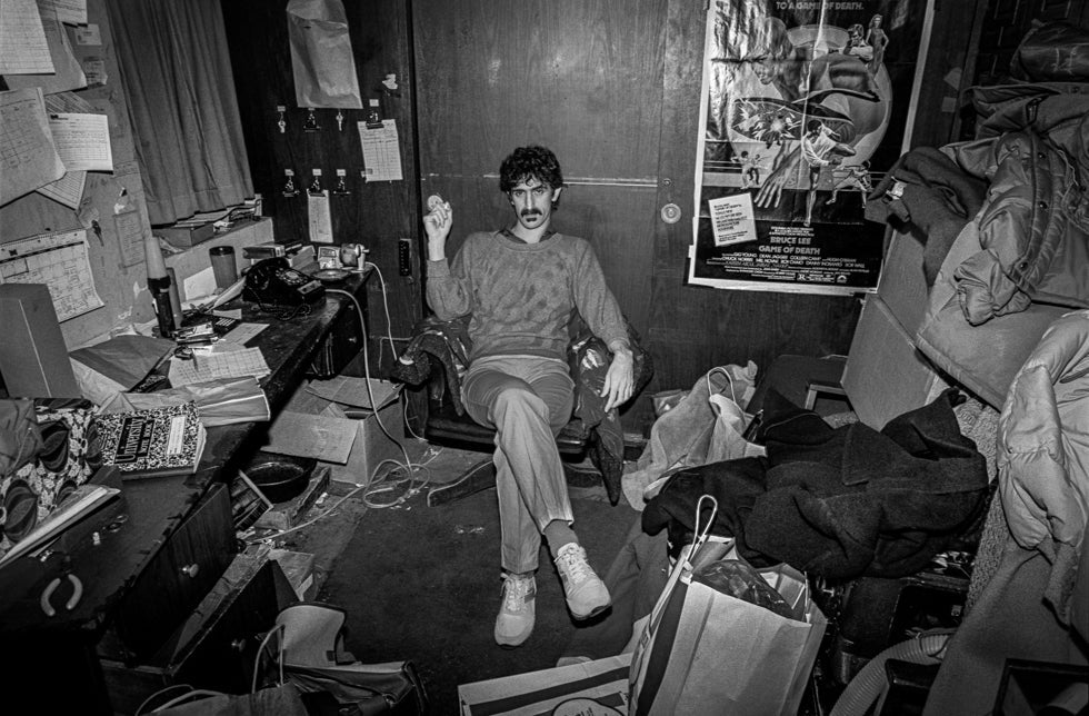 Frank Zappa at home studio, 1979
