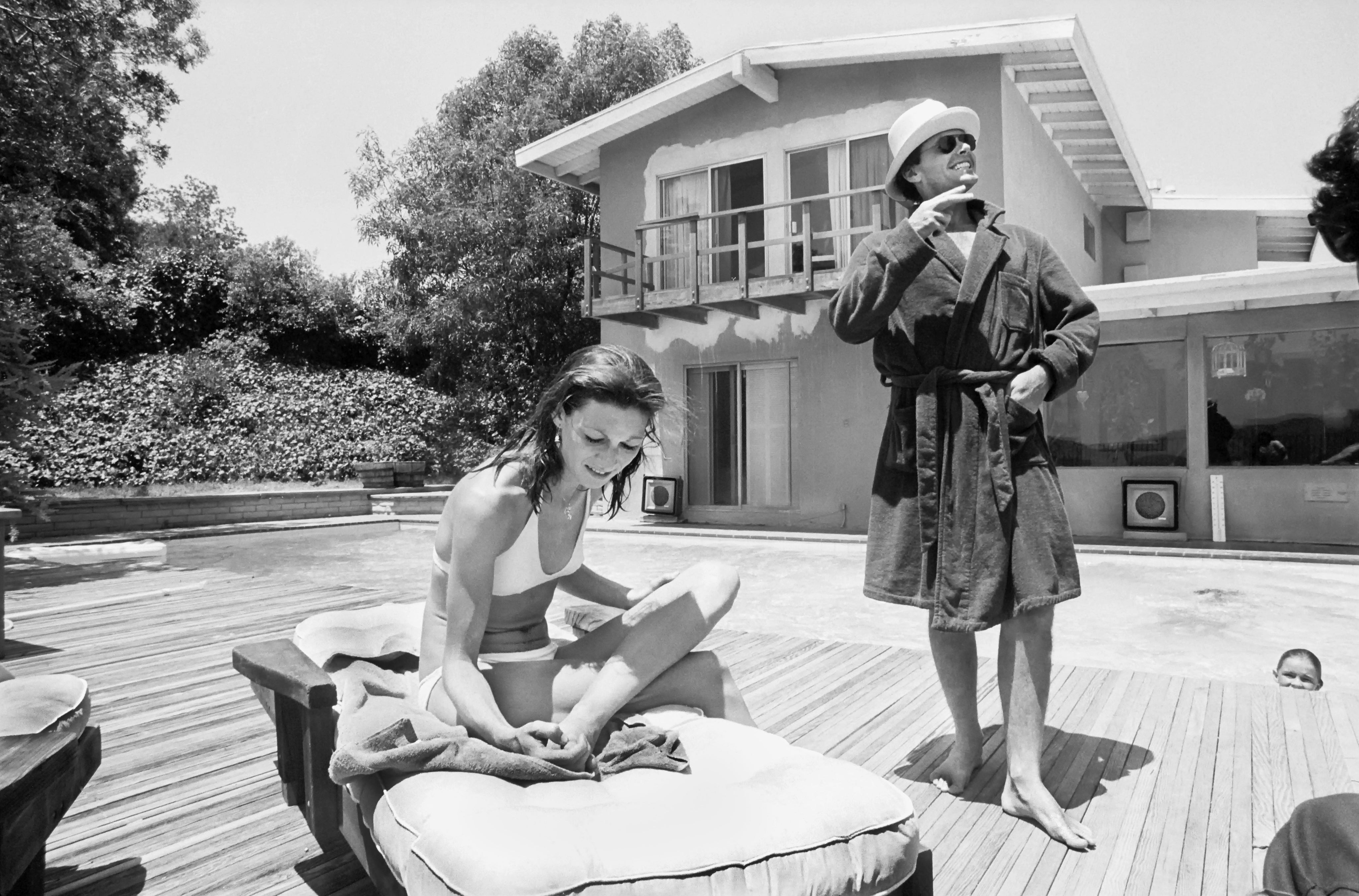 Jack Nicholson and Anjelica Huston, By the Pool, 1974