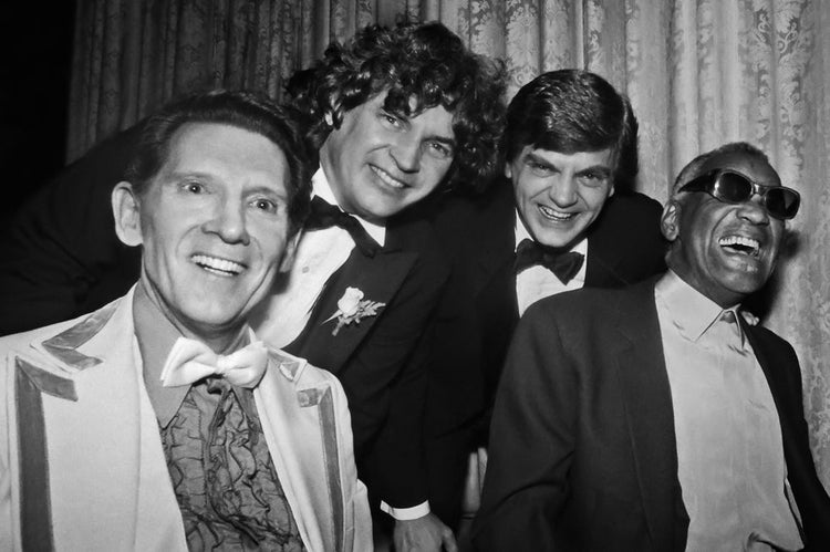 Jerry Lee Lewis, Ray Charles, and the Everly Brothers, NYC, 1986