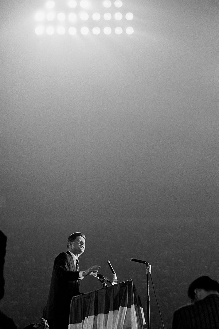 John F. Kennedy, New Frontier Speech, Los Angeles Memorial Colosseum,
