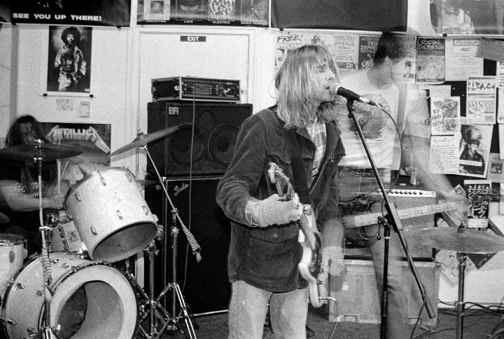 Kurt Cobain, Nirvana, Smoking A, 1993