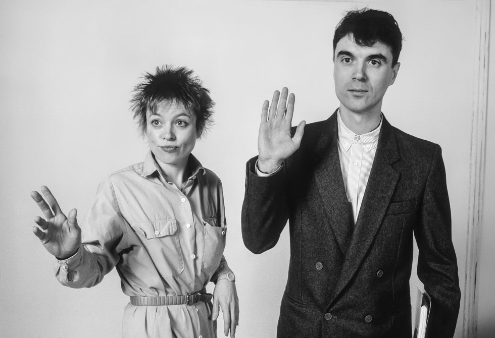 Laurie Anderson and David Byrne, 1985