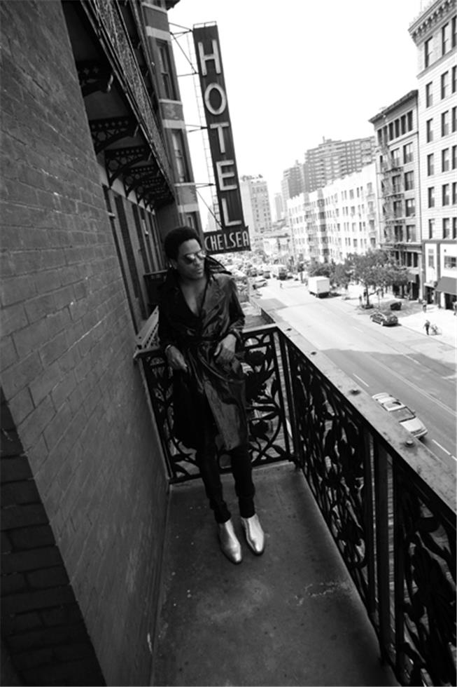 Lenny Kravitz, Chelsea Hotel, NYC, 2015