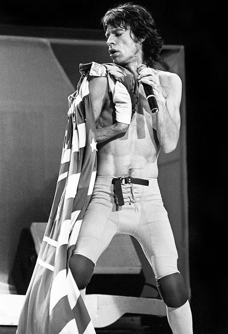 Mick Jagger, The Rolling Stones, Tattoo You Tour, CT, 1981