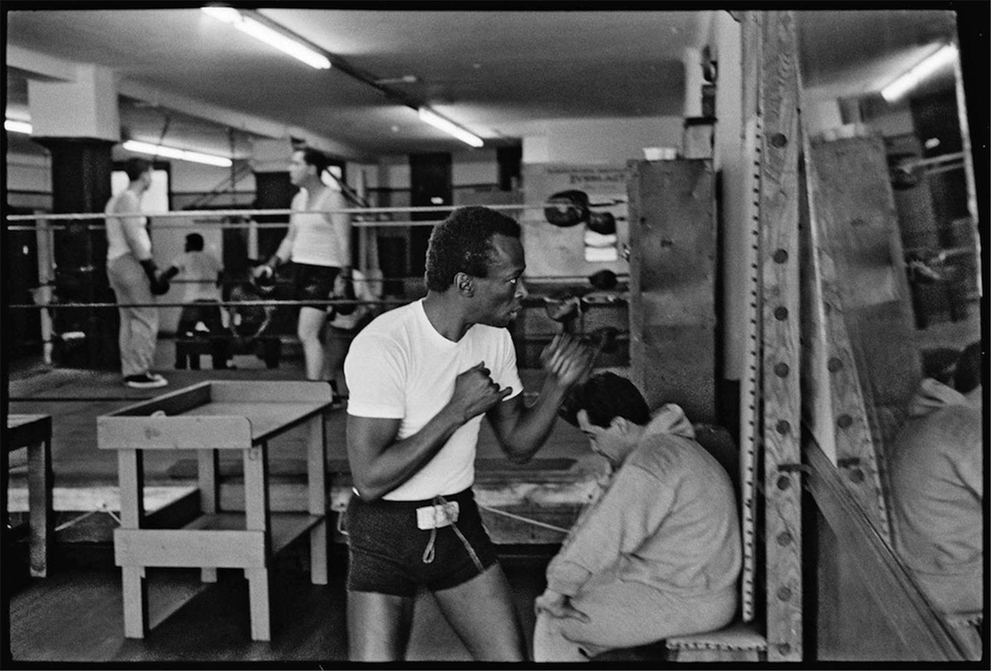 Miles Davis, Shadow Boxing, Gleason's Gym, NYC, 1970