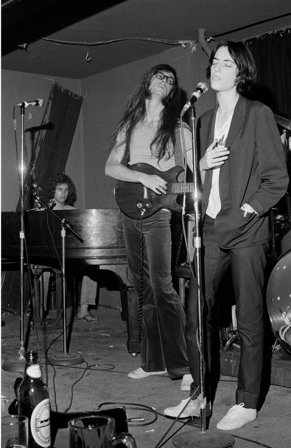 Patti Smith & Lenny Kaye, Max’s Kansas City, NYC, 1974