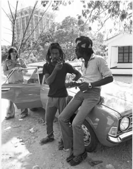 Peter Tosh, Bunny Wailer and Cameron Crowe