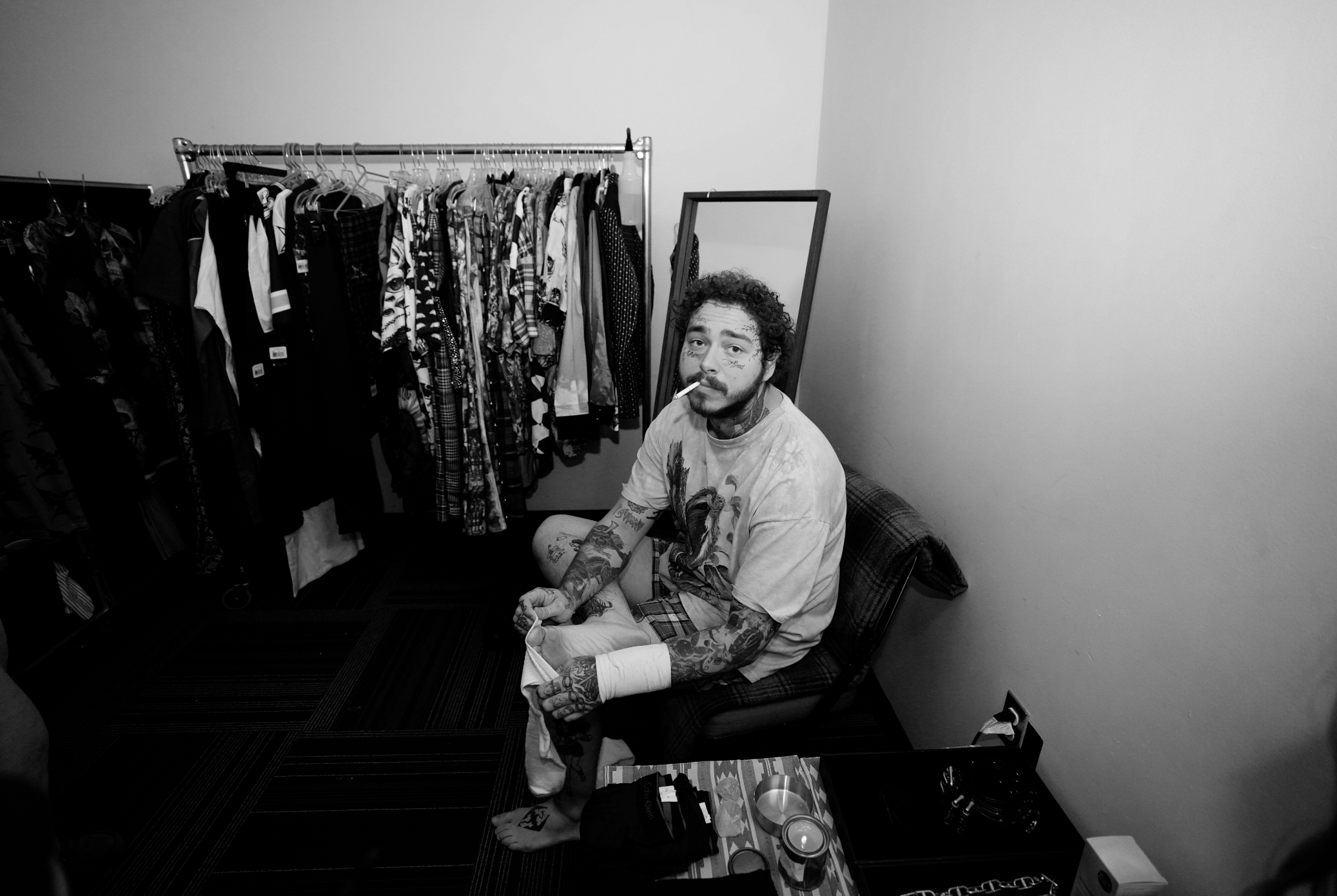 Post Malone, Backstage Dressing Room