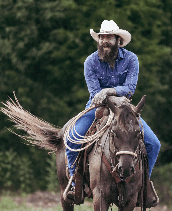 Post Malone, Horseback Riding