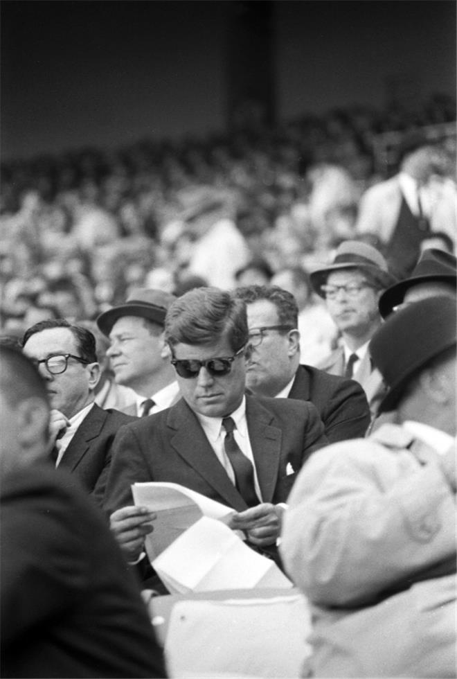 President John F. Kennedy, Opening Day - Washington Senators vs. Detro