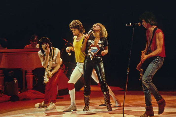 Tina Turner Performing with The Rolling Stones, 1981